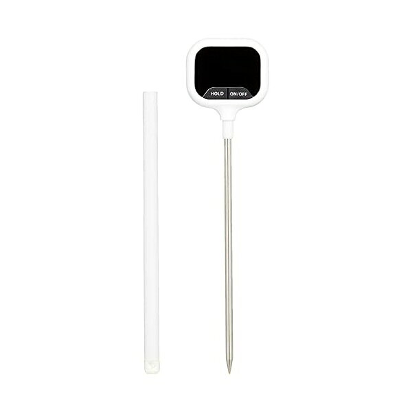 ▼まとめ買いがおすすめ！ 2個セット（特売） 3個セット（格安） 5個セット（人気） 10個セット（限定） 見やすい白色LED表示のデジタル温度計で、-50℃〜300℃の測定範囲を持ちキッチンでの調理に便利です。【特徴】●測定範囲は-50℃...