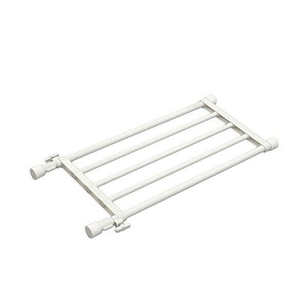 ▼まとめ買いがおすすめ！ 2個セット（格安） 3個セット（お得） 5個セット（格安） 10個セット（限定） ●【サイズ】幅45-67×高2.5×奥行23cm(棚部奥行20.5cm) 【取付幅】45~67cm●【耐荷重】45cm時15kgまで...