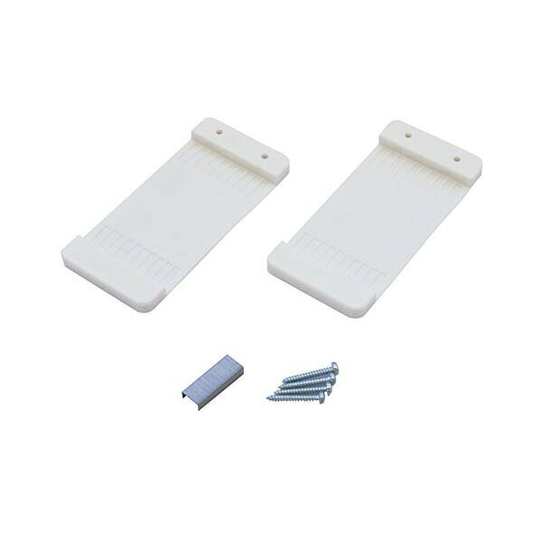 ▼まとめ買いがおすすめ！ 2個セット（格安） 3個セット（格安） 5個セット（特売） 10個セット（限定） ●【入数】2個 【付属品】石膏ボード用ホチキス針、ベニヤ板用ネジ●【材質】〈本体 〉EVA樹脂〈ホッチキス針〉ステンレス〈ネジ〉鉄製...