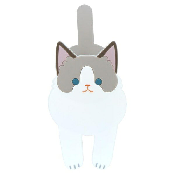 マグネット、フック、クリップ、スマホスタンドの4wayで使える猫雑貨・日用品やお便りをかわいい猫がキャッチ！磁石でピタッとくっ付きます。・猫ちゃんの腕が曲がってフックにも！・紙や封を開けた日用品をクリップで留めて使いやすい場所にキープできま...