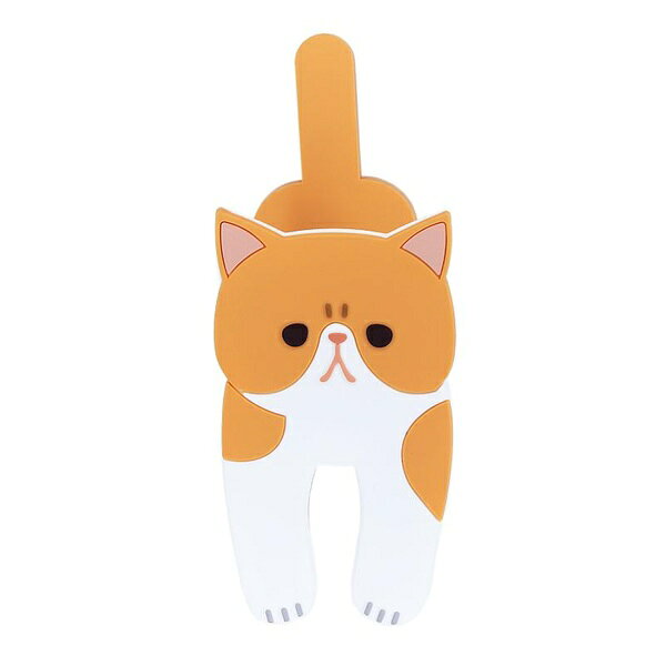 マグネット、フック、クリップ、スマホスタンドの4wayで使える猫雑貨・日用品やお便りをかわいい猫がキャッチ！磁石でピタッとくっ付きます。・猫ちゃんの腕が曲がってフックにも！・紙や封を開けた日用品をクリップで留めて使いやすい場所にキープできま...
