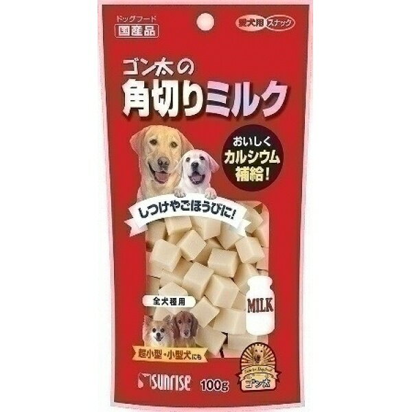 おいしくカルシウムが補給できるミルクを使用したスナックです。おいしくカルシウムが補給できるミルクを使用した嗜好性の高いスナックです。一口サイズにカットしてあるので手軽に与えることができ、おやつやしつけのごほうびにおすすめです。【原材料】 で...