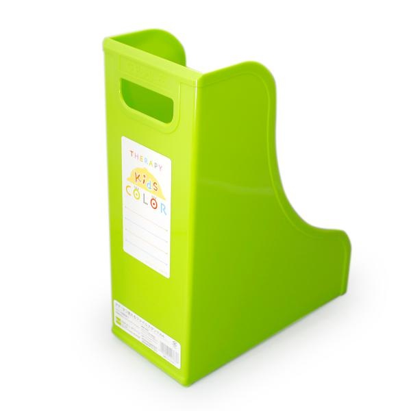 タテヨコ両対応のA4サイズファイルスタンド。【セット内容】●ファイルスタンド × 3個●1個の入数：1【特徴】●縦向き・横向きの両方で使用できる●セラピー効果を持つキッズカラーを採用【仕様】材質ポリプロピレン樹脂サイズW119×D247×H...