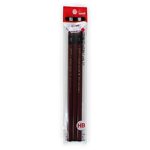 Bの黒さでHの硬さを目指したロングセラー商品です。【セット内容】●鉛筆 × 5個●1個の入数：3本【特徴】●黒鉛と粘土の微粒子が均一に混ぜられている●なめらかな書き味である●折れにくい鉛筆芯である【仕様】材質黒鉛・粘土サイズ幅4mm×奥行0...