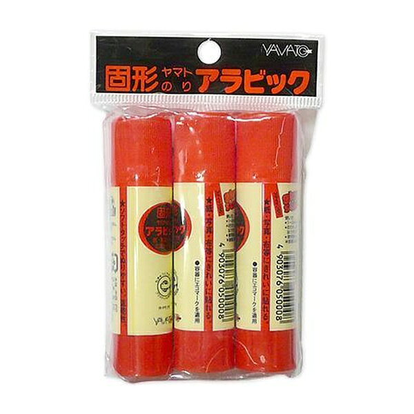 ●お得な3個パック、スモールサイズの固形のりです。ソフトタッチで塗り味なめらか。速乾性で、ぴったり貼れます。・内容：10g　3本入り