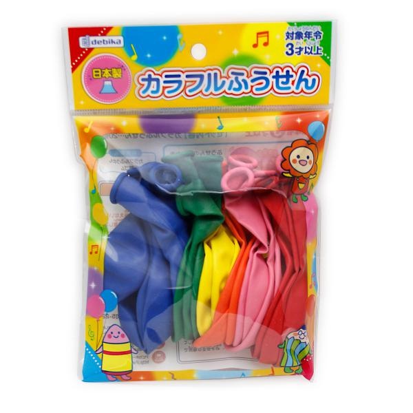 天然ゴム製のカラフルな風船20個入り。パーティーの飾り付けやパフォーマンスの小道具に使える。【セット内容】●風船 × 3個●1個の入数：20個【特徴】●天然ゴム製●STマーク合格品【仕様】材質天然ゴムサイズパッケージサイズ H175×W12...