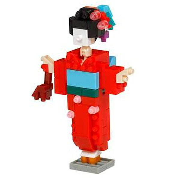 ナノブロックアワードセレクション「和服女子」がパッケージリニューアルして復刻！■「nanoblock AWARD 2020」のunder200pcs一般部門で優秀賞を受賞し、2021年に発売された商品です。■髪飾りや巾着袋など、細部まで再現...