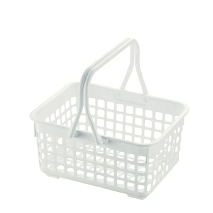 お風呂用品の収納や持ち運びに便利なハンディバスケット。【特徴】●銀イオン配合により抗菌加工が施されている●ポリプロピレン素材で丈夫で清潔【仕様】材質ポリプロピレン、銀イオン配合サイズ幅28cm×奥行23.5cm×高さ13.5cm入数1【使用...