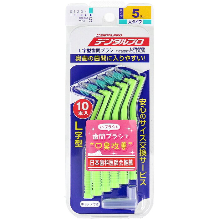 奥歯の歯間に入りやすい！奥歯の歯間の汚れをしっかり除去。●保管キャップ付。●太タイプ。