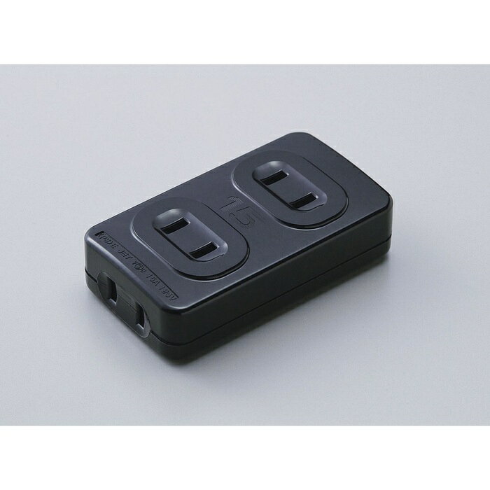 ●組み立て部品仕様■定格：125V　15A■定格電力：合計1500Wまで■カラー：ブラック■適合電線：　・VFF 0.75m(700W)　・VFF 1.25m(1200W)　・VFF 2.00m(1500W)■口数：3個