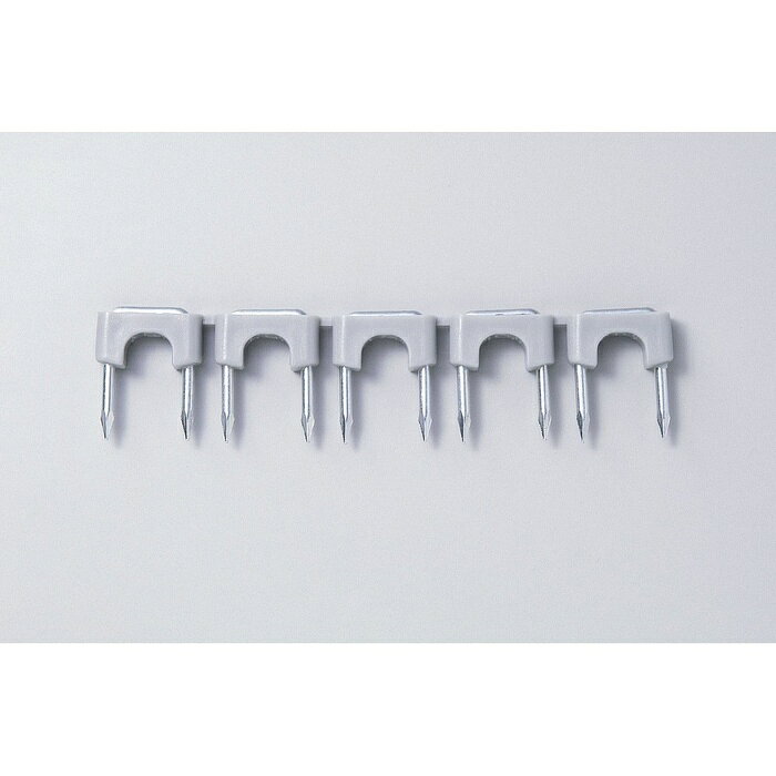 仕様■材質：　・釘部　鉄、三価クロメートメッキ　・クッション部　ポリエチレン■内寸：6.8mm■適合配線：通信線、アンテナ線　5C■入数：20