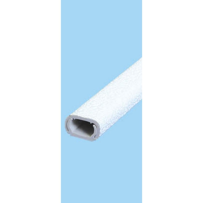 ●1号仕様■材質：ABS樹脂■全長：1m■本体サイズ：1000(H)×17(W)×11(D)mm■重量：85g■適合ケーブル：　・UTP0.5×4P　・VVF1.6×2心×1条■カラー：石目■テープ付