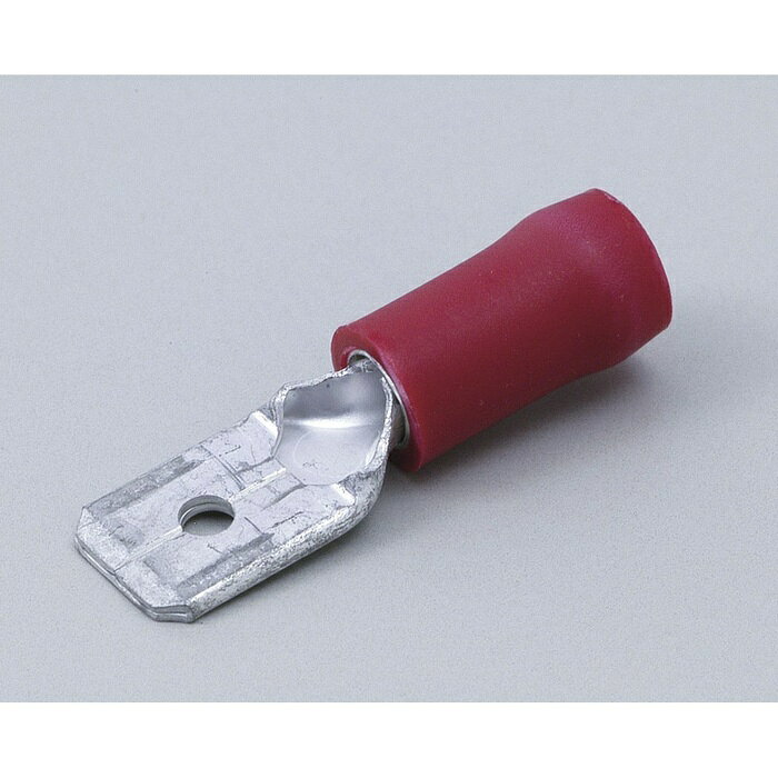 ●FVDDM1.25-250仕様■M形■全長：20.5mm■専用タブ厚：0.8mm■適合電線範囲：より線　1.0〜1.65m■入数：10■カラー：レッド