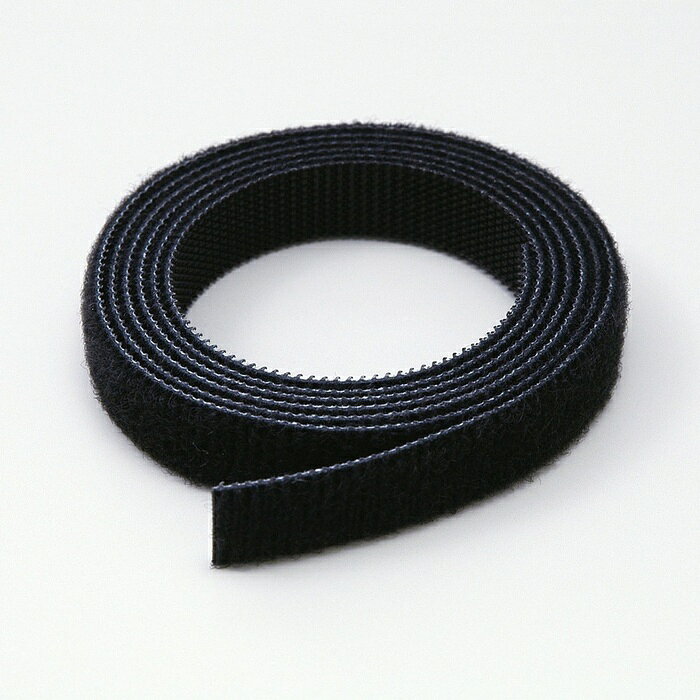 ●ロールタイプ●しっかり やさしく結束できる仕様■全長：1m■幅：20mm■材質：ポロプロピレン(フック部)、ナイロン(ループ部)■2個入■カラー：ブラック