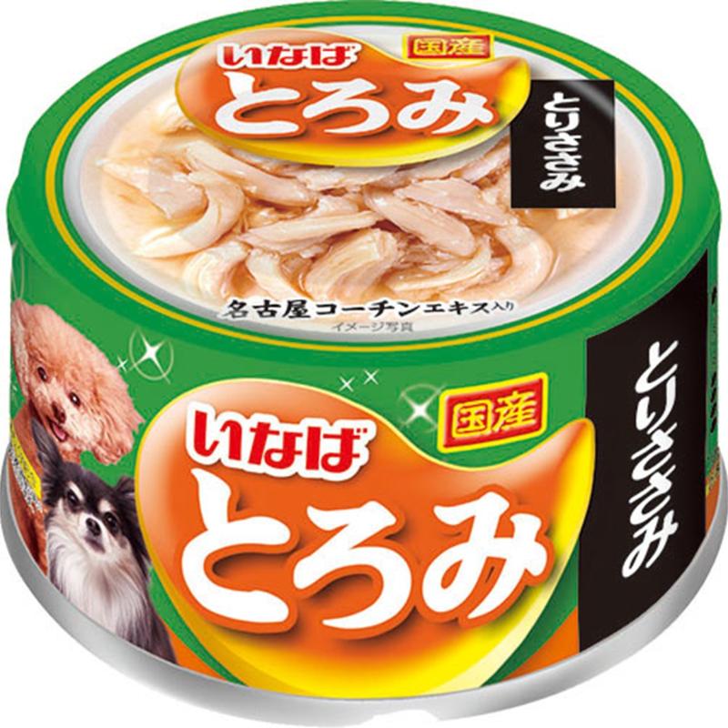 ・とろみスープに低脂肪のとりささみを加えました。・とろみスープには、名古屋コーチンエキスを使用・ビタミンE配合・緑茶消臭成分配合で腸管内の内容物の臭いを吸着し、糞・尿臭を和らげます。旨みたっぷりとろみ仕立て！