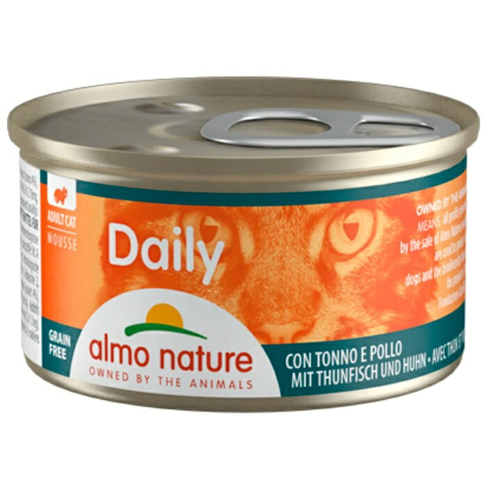複数のタンパク質をブレンドしたムース状の猫用総合栄養食ウエットフードです。【特徴】●まぐろとチキンをミックスした風味豊かなレシピ●柔らかなムース状でシニア猫や食欲がない猫も食べやすい●シリンジでの給与も可能●人工着色料・化学的防腐剤は不使用...
