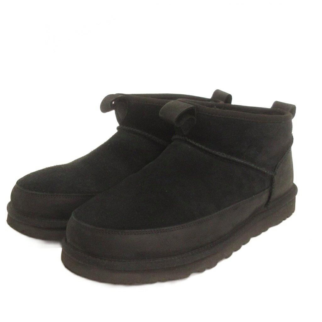 【中古】アグ UGG クラシック ウルトラ ミニ レノックス ムートンブーツ 1174581 黒 ブラック 28 靴 メンズ 【ベクトル 古着】 260410ブランドアグ UGG表記サイズUSA 10 UK 9 EU 43 JAPAN 28...