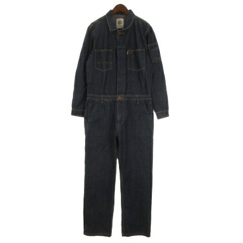 【中古】ジャングルストーム JUNGLE STORM デニム ジャンプスーツ つなぎ インディゴ L 260210E メンズ 【ベクトル 古着】 260210ブランドジャングルストーム JUNGLE STORM表記サイズL実寸サイズウエスト...