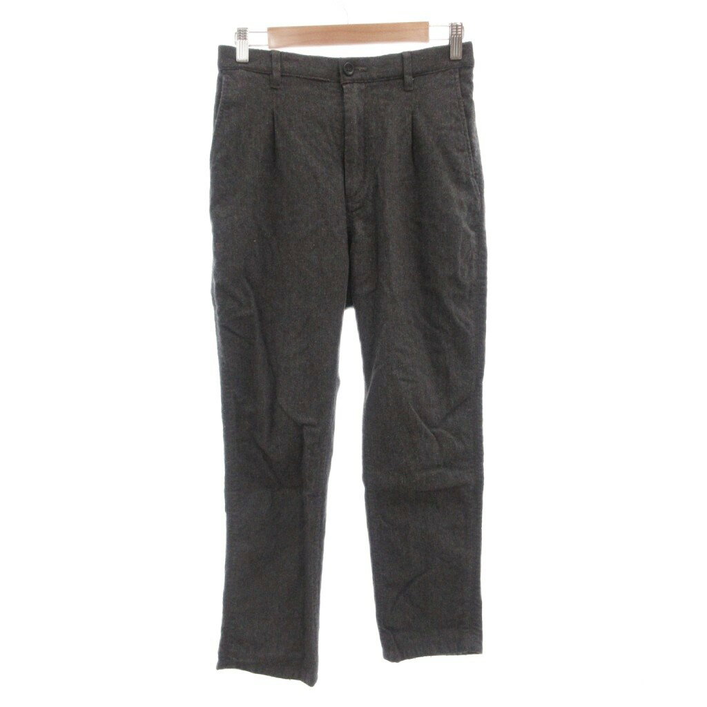 【中古】ノンネイティブ nonnative 20AW DWELLER EASY PANTS RELAXED FIT W/N/P LIGHT MELTON パンツ スラックス タック 0 グレー /FF メンズ 【ベクトル 古着】 26041...