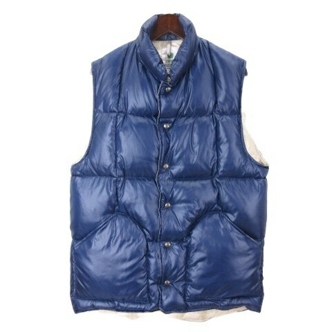 【中古】シェラデザイン SIERRA DESIGNS BEAMS PLUS別注 ナイロン ダウンベスト L ネイビー 825017 メンズ 【ベクトル 古着】 260325ブランドシェラデザイン SIERRA DESIGNS表記サイズL実寸...