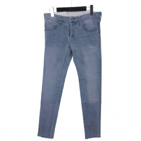 【中古】5351プールオム 5351 POUR LES HOMMES デニム パンツ スキニー ボタンフライ ストレッチ 44 ライトブルー ■GY74 メンズ 【ベクトル 古着】 260421ブランド5351プールオム 5351 POUR...