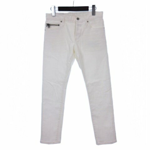 【中古】5351プールオム 5351 POUR LES HOMMES DIRECTOR'S デニム パンツ スキニー ボタンフライ 44 ホワイト ■GY74 メンズ 【ベクトル 古着】 260421ブランド5351プールオム 5351 P...