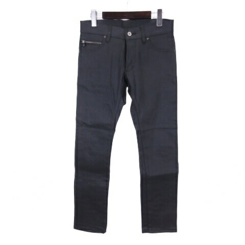 【中古】5351プールオム 5351 POUR LES HOMMES DIRECTOR'S デニム パンツ スキニー ボタンフライ 44 ブラック ■GY74 メンズ 【ベクトル 古着】 260421ブランド5351プールオム 5351 P...
