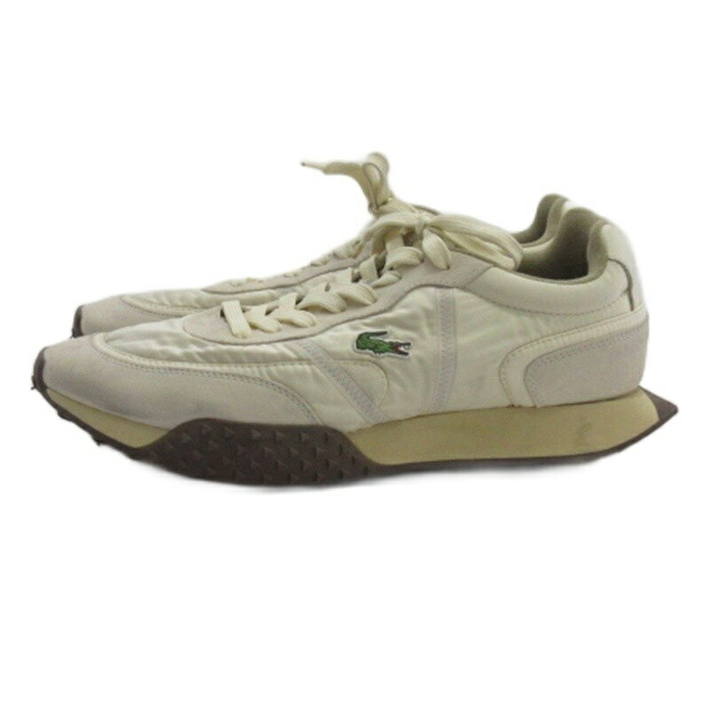 【中古】ラコステ LACOSTE スニーカー L-SPIN DELUXE 3.0 2231SMA オフホワイト USA11.5 メンズ 【ベクトル 古着】 260517ブランドラコステ LACOSTE表記サイズ11.5 29cm実寸サイズ最...