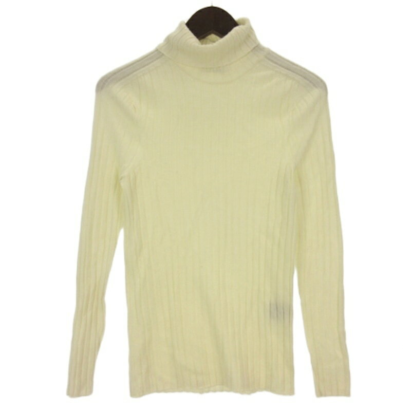 【中古】5351プールオム 5351 POUR LES HOMMES リブニット セーター タートルネック 長袖 ホワイト 1 メンズ 【ベクトル 古着】 260607ブランド5351プールオム 5351 POUR LES HOMMES表記...