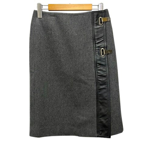 【中古】マイケルコース MICHAEL KORS KORS スカート タイト ウール混 スリット ひざ丈 2 チャコールグレー レディース 【ベクトル 古着】 260212ブランドマイケルコース MICHAEL KORS表記サイズ2実寸サイ...