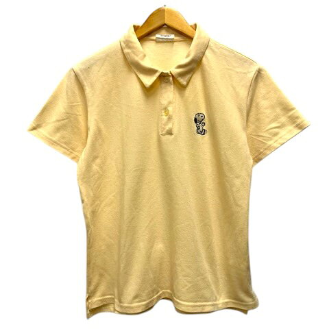【中古】ピーナッツ PEANUTS ポロシャツ カットソー ワンポイントロゴ 半袖 L オレンジ レディース 【ベクトル 古着】 260619ブランドピーナッツ PEANUTS表記サイズL実寸サイズ肩幅：43cm　身幅：50cm　着丈：59...
