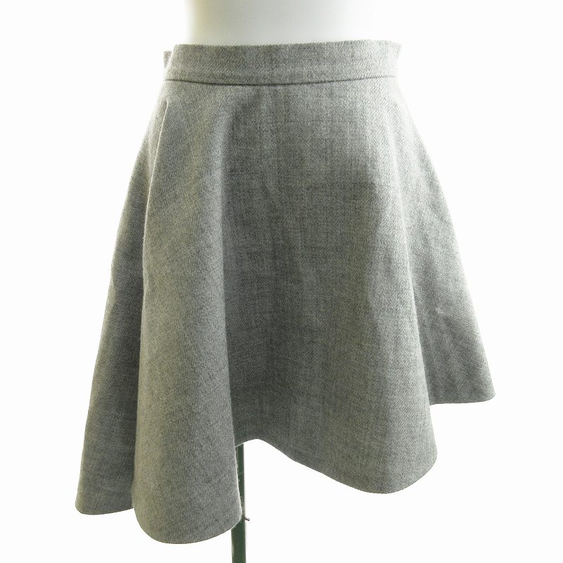 【中古】ジルスチュアート JILL STUART ハーティーフレアスカート アシンメトリー ミニ 変形 2 S グレー 092-6220027 レディース 【ベクトル 古着】 241020ブランドジルスチュアート JILL STUART表記...