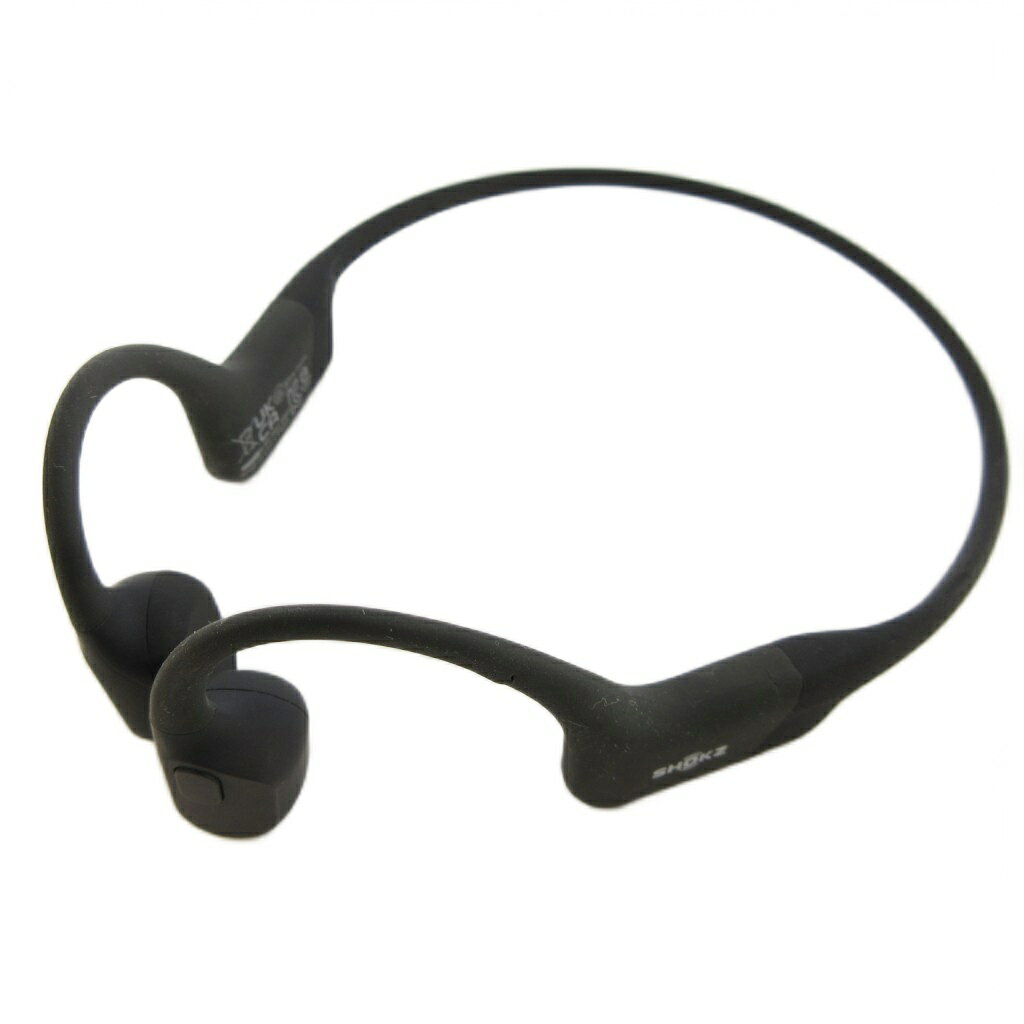 【中古】ショックス Shokz OpenRun mini オープンラン 骨伝導イヤホン ワイヤレス S803 コズミックブラック その他 【ベクトル 古着】 260713実寸サイズ首周り 約29cm(イヤーフックからイヤーフックまでの長さ)...