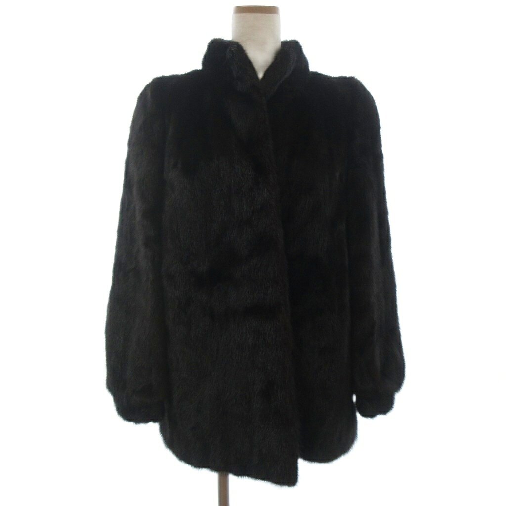 【中古】サガミンク SAGA MINK MESSALA コート ジャケット ミンクファー ブラウン系 13 ■GY47 レディース 【ベクトル 古着】 260511ブランドサガミンク SAGA MINK表記サイズ13実寸サイズ肩幅：38cm...