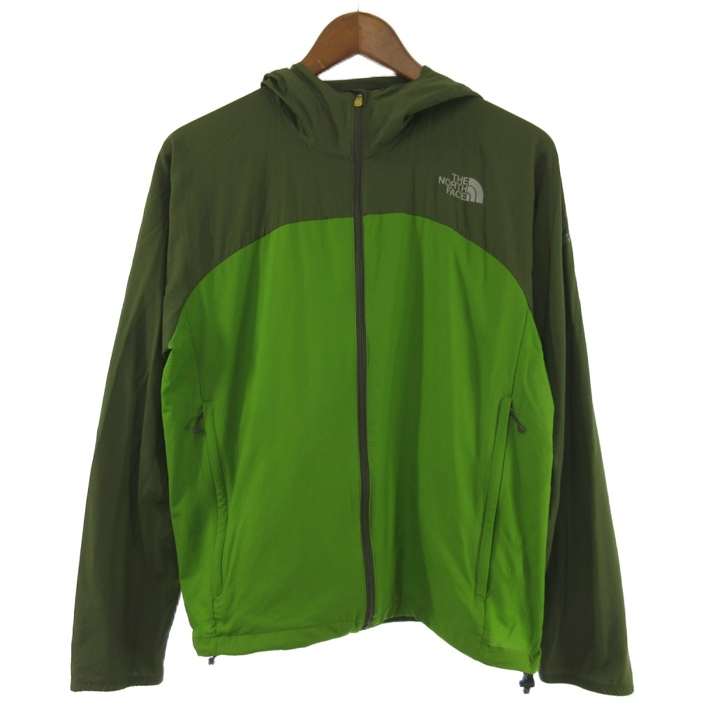 【中古】ザノースフェイス THE NORTH FACE ナイロンパーカー スワローテイルフーディ グリーン S NP11016 メンズ 【ベクトル 古着】 260525ブランドザノースフェイス THE NORTH FACE表記サイズS実寸サ...