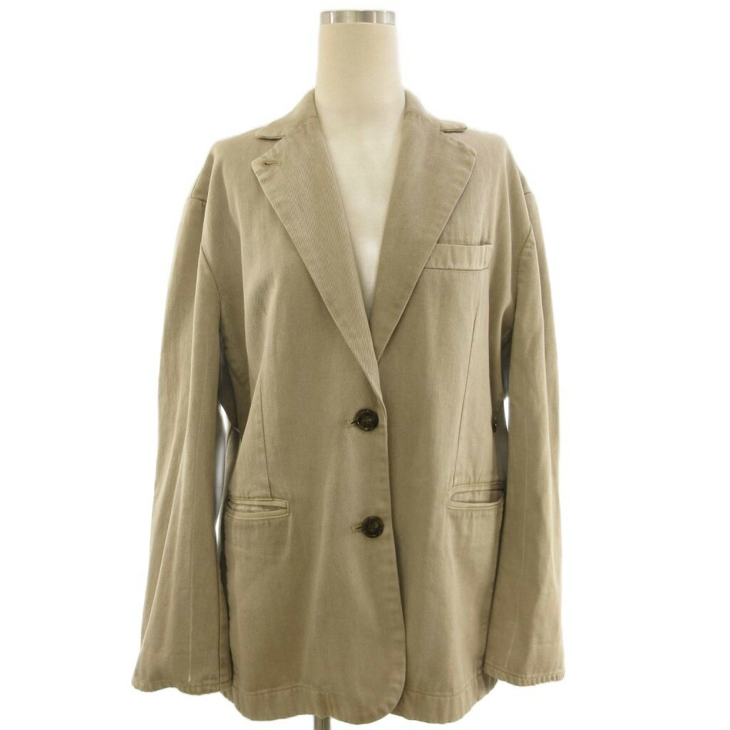【中古】クラネ CLANE 25SS テーラードジャケット FADED COLOR TAILORED JACKET デニム グレージュ 1 18103-0442 レディース 【ベクトル 古着】 260617ブランドクラネ CLANE表記サイ...