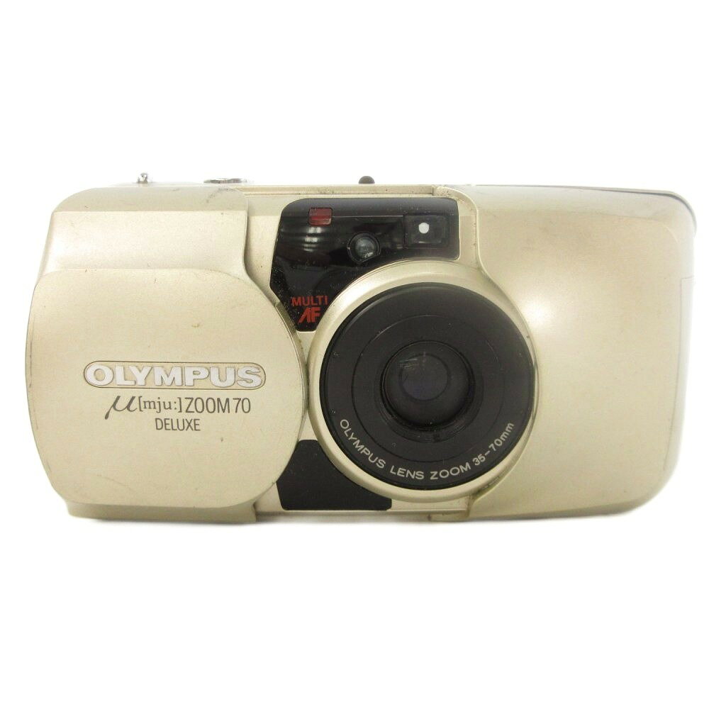 【中古】オリンパス OLYMPUS μ ZOOM 70 DELUXE コンパクトズームカメラ フィルムカメラ 軽量 現状品 シャンパンゴールド その他 【ベクトル 古着】 260717表記サイズ124×64.5×46mm実寸サイズ 　色シャ...