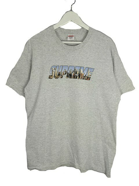 【中古】シュプリーム SUPREME 23AW Gotham Tee ゴッサムTシャツ M グレー プリント 半袖 カットソー トップス ★AA☆ メンズ 【ベクトル 古着】 240723ブランドシュプリーム SUPREME表記サイズM実寸...