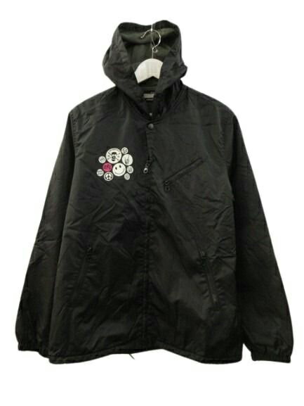 【中古】モンタージュ montage ナイロンジャケット フード 長袖 ブラック 黒 M 上着 アウター メンズ 【ベクトル 古着】 260107ブランドモンタージュ montage表記サイズM実寸サイズ肩幅：45cm　身幅：55cm　着丈...