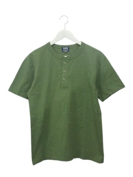 【中古】フェローズ PHERROWS PHERROW'S Tシャツ 38 半袖 カットソー ヘンリーネック グリーン 緑 トップス メンズ 【ベクトル 古着】 260423ブランドフェローズ PHERROWS PHERROW'S表記サイズ3...