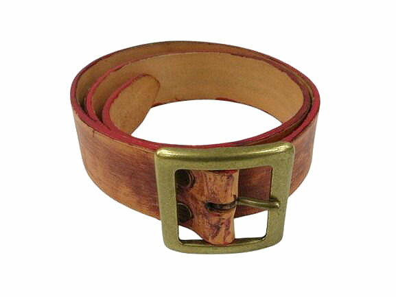 【中古】ビッグジョン Big John HIMEJI LEATHER ORIGINAL BELT レザーベルト 2 ブラウン系 本革 メンズ 【ベクトル 古着】 260621ブランドビッグジョン Big John表記サイズ2実寸サイズ最小ウ...