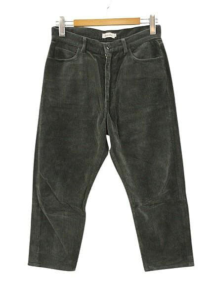 【中古】スティーブンアラン Steven Alan 9WALE CORDUROY 5P BAGGY WORK PANTS コーデュロイ バギー ワークパンツ M グリーン系 ボトムス メンズ 【ベクトル 古着】 260702ブランドスティー...