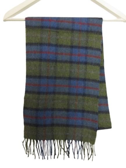 【中古】ROYAL SPEYSIDE ロイヤルスペイサイド マフラー チェック カシミヤ スコットランド製 ブルー グリーン系 メンズ レディース 【ベクトル 古着】 260705表記サイズ表記なし実寸サイズ全長（フリンジ含まず）：167c...
