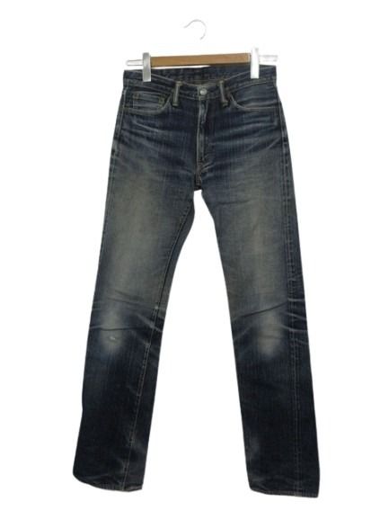 【中古】ザ フラットヘッド THE FLAT HEAD デニムパンツ ストレート ジーンズ ダメージ加工 インディゴブルー ボトムス メンズ 【ベクトル 古着】 260727ブランドザ フラットヘッド THE FLAT HEAD表記サイズタ...
