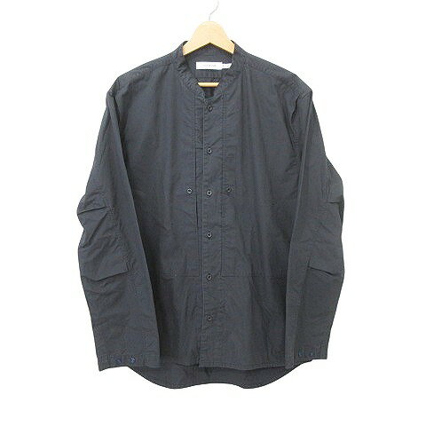 【中古】ノンネイティブ nonnative 21AW CLIMBER L/S SHIRT JACKET COTTON BAFU CLOTH VW シャツ ブラウス 長袖 NN-SJ3905 日本製 1 Sサイズ 紺 ネイビー メンズ 【ベク...