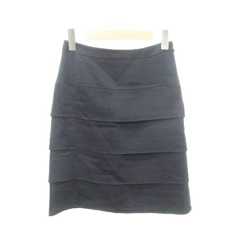 【中古】アナイ ANAYI ミニ丈 スカート 日本製 36 Sサイズ 濃紺 ダークネイビー ■YHS9 レディース 【ベクトル 古着】 251129ブランドアナイ ANAYI表記サイズ36 Sサイズ実寸サイズウエスト：64cm　ヒップ：86...