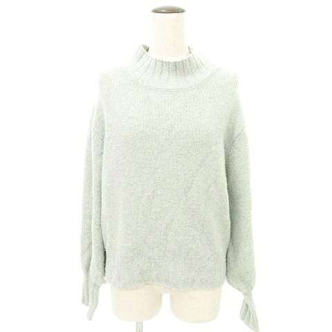 【中古】アースミュージック&エコロジー EARTH MUSIC & ECOLOGY 美品 長袖 ニット セーター F ミント レディース 【ベクトル 古着】 260201ブランドアースミュージック&エコロジー EARTH MUSIC & E...