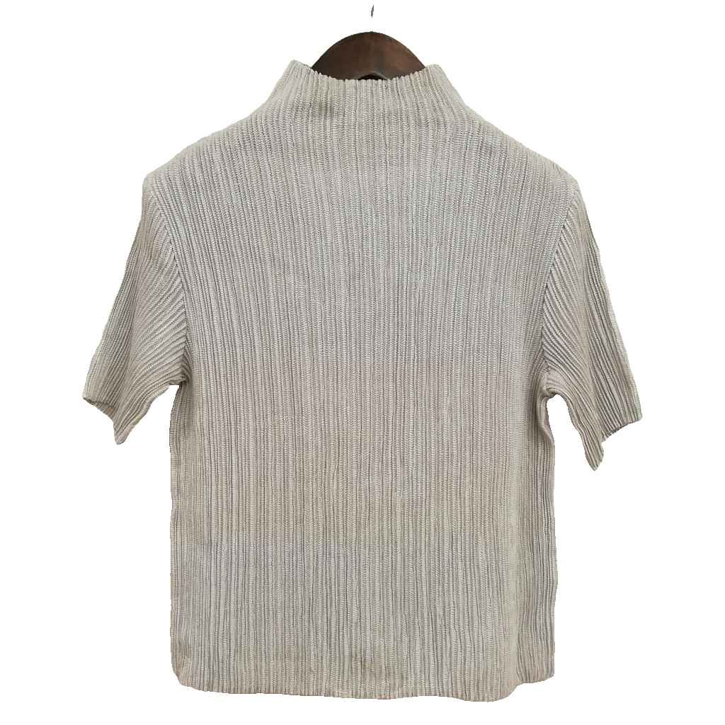 【中古】スペッチオ SPECCHIO PLEATS 451-106 シャトル プリーツ プルオーバー カットソー ハイネック 半袖 40 グレー系 レディース 【ベクトル 古着】 260501ブランドスペッチオ SPECCHIO表記サイズ4...