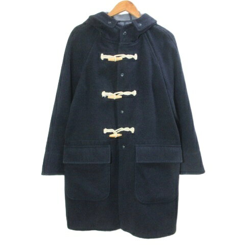 【中古】ビームス BEAMS 17AW ダッフルコート ミドル丈 M 紺 ネイビー /X メンズ 【ベクトル 古着】 260220ブランドビームス BEAMS表記サイズM実寸サイズ身幅：54cm　着丈：88cm　ゆき丈：85cm　　素材表地...