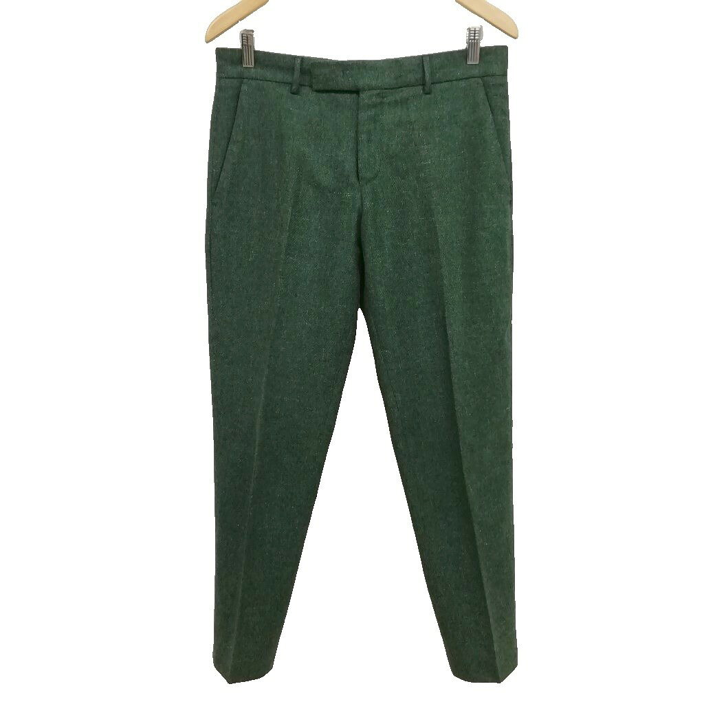 【中古】ピーティートリノ PT TORINO REBEL FIT ストレッチ パンツ スラックス トラウザー 46 グリーン メンズ 【ベクトル 古着】 260327ブランドピーティートリノ PT TORINO表記サイズ46実寸サイズウエス...
